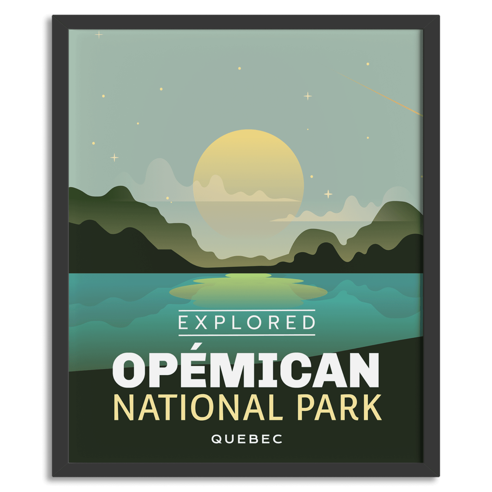 Opemican National Park 'Explored' Poster – Canada Untamed